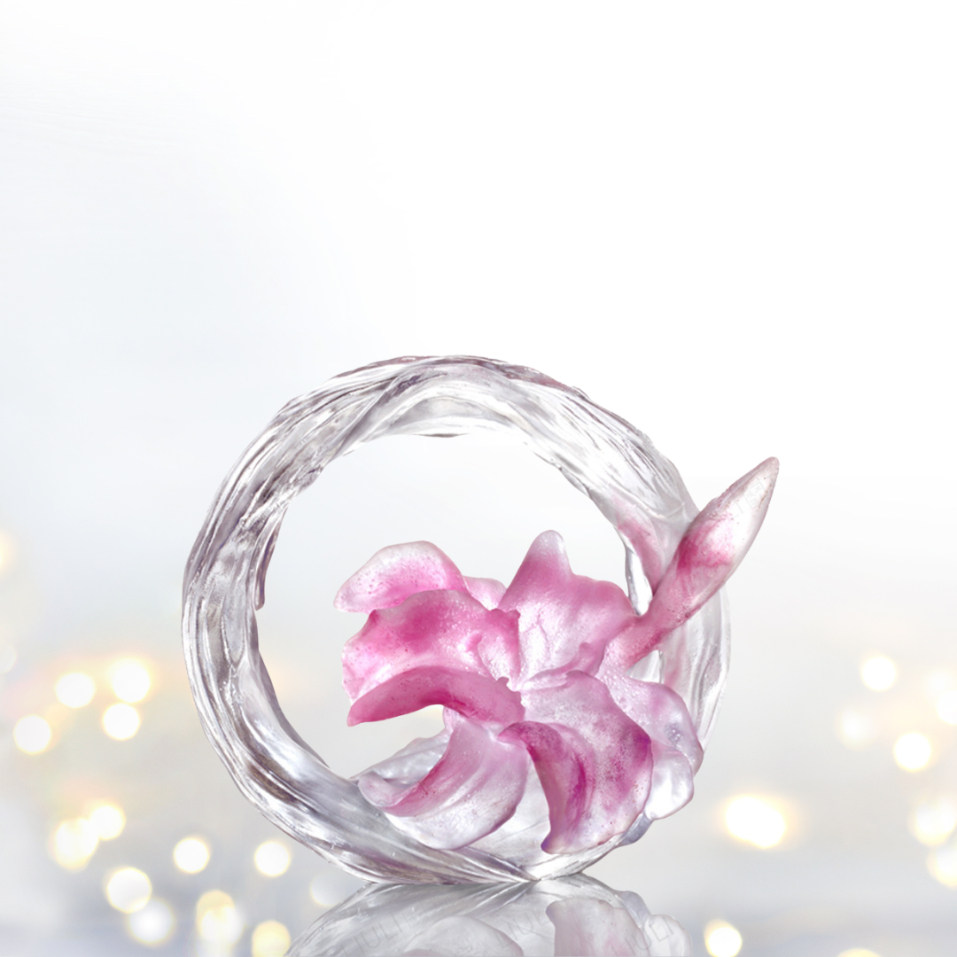 Crystal Flower Figurine, Lily, Bloom of a New World (Special Edition ...