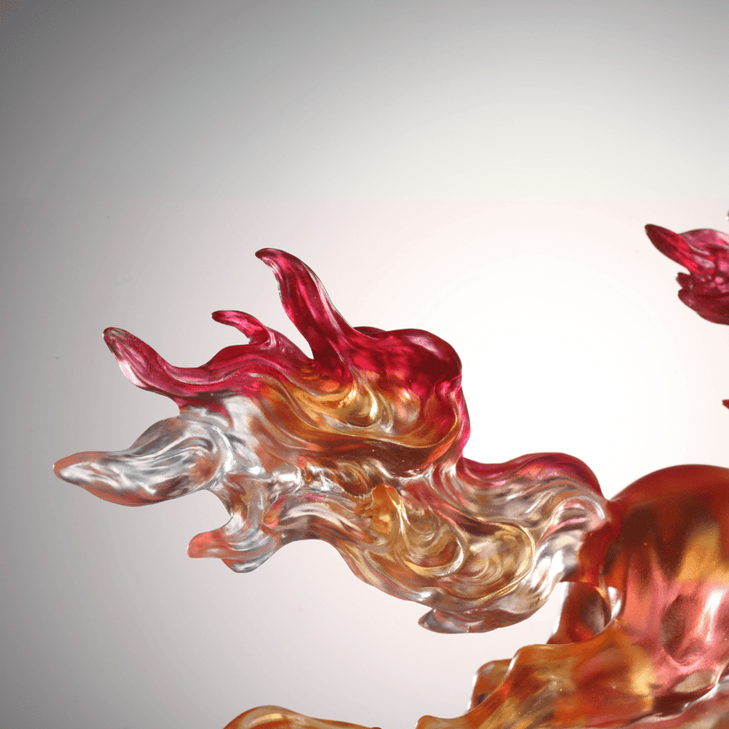 Crystal Horse Sculpture, Fireball, Charging to Triumph | LIULI – LIULI ...