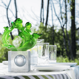 Crystal Home Decor, Cauliflower Sculpture, Tranquil Resplendence ...