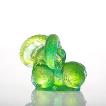 Crystal Zodiac, Year of the Sheep, Auspicious Fuzzy – LIULI Crystal Art