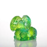 Crystal Zodiac, Year of the Sheep, Auspicious Fuzzy – LIULI Crystal Art