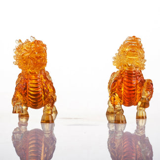LIULI Crystal, Mythical Creature, Qilin Figurines | Benevolent Fortune ...