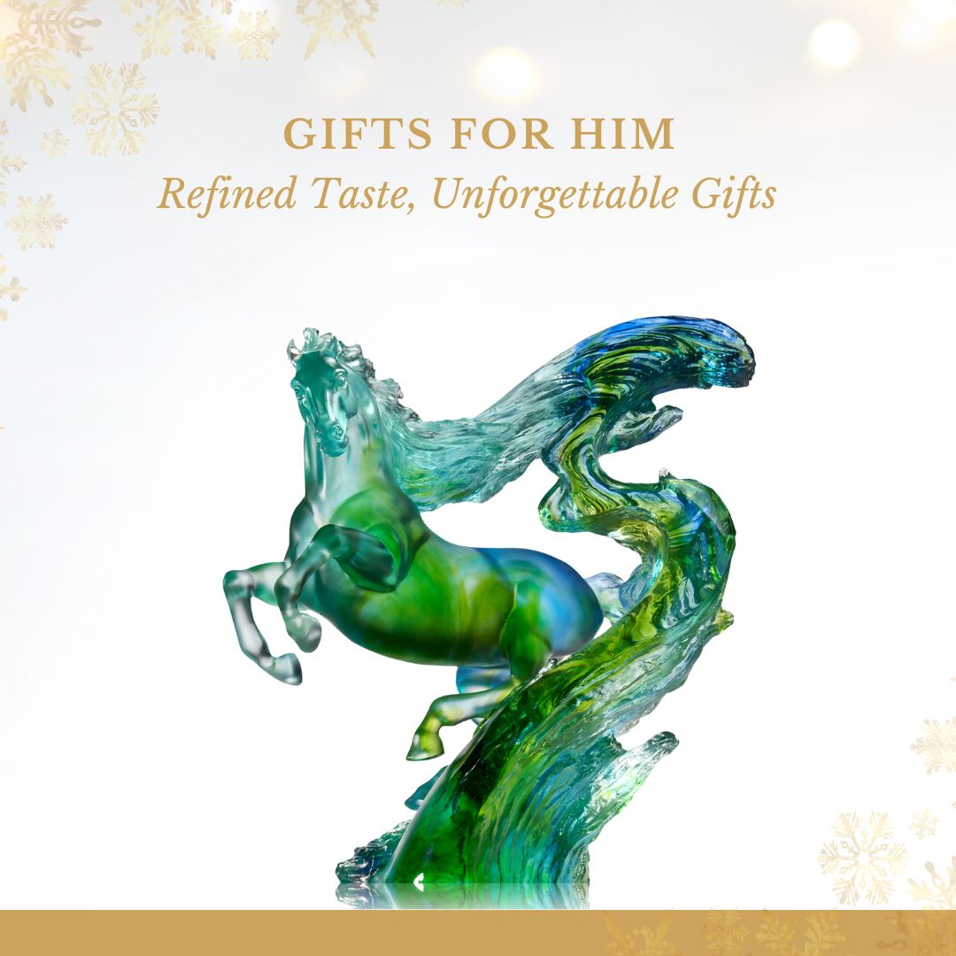 Crystal Sculpture Gift for Him – LIULI Crystal Art