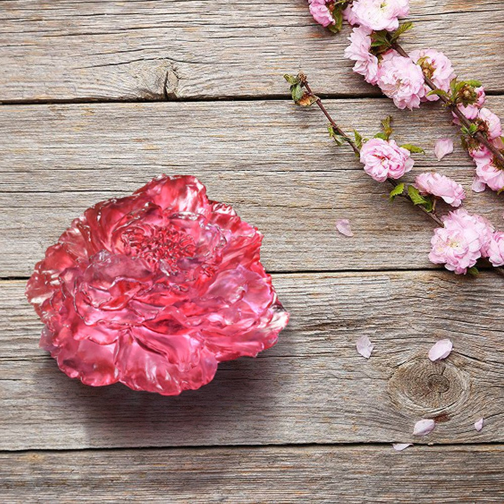 Crystal Flower, Peony, Prosperous Heart, Prosperous World – LIULI ...