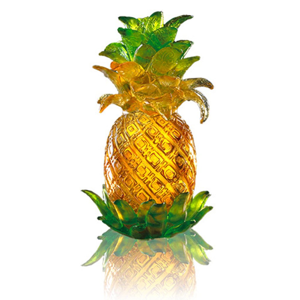 Crystal Pineapple, Kitchen Decor, Escalating Joy – LIULI Crystal Art