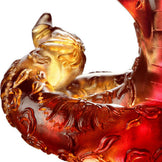 LIULI Crystal, Cobra Snake Sculpture | Opulence Invites Sun and Moon ...